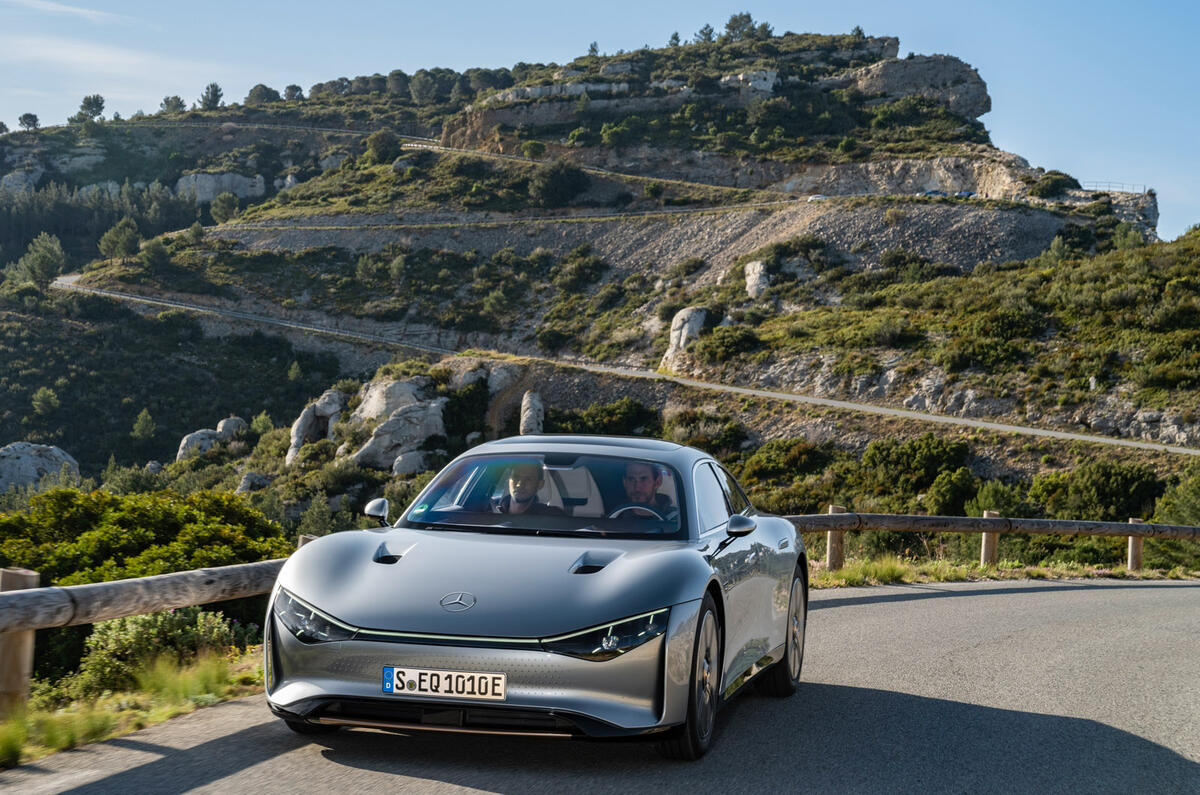 Mercedes-Benz Vision EQXX: first ride in radical 626-mile EV | Autocar