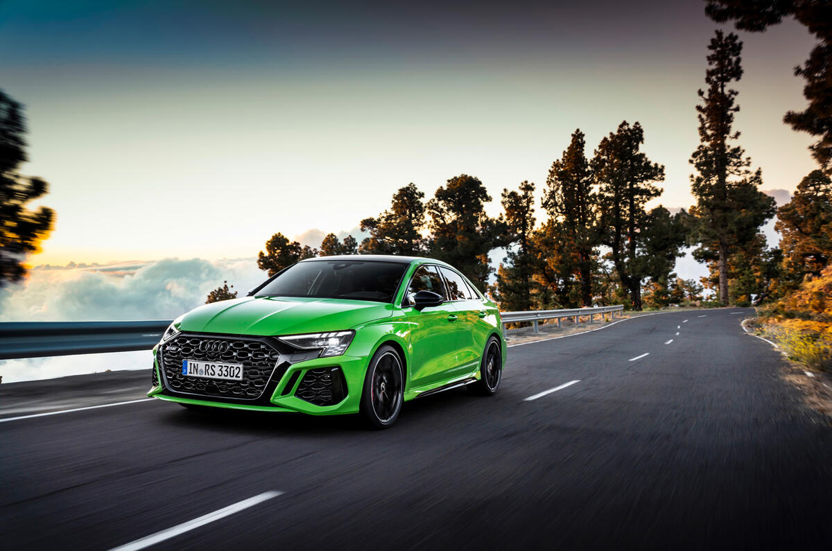 New 2021 Audi RS3 touches down with 395bhp for £50,900 | Autocar
