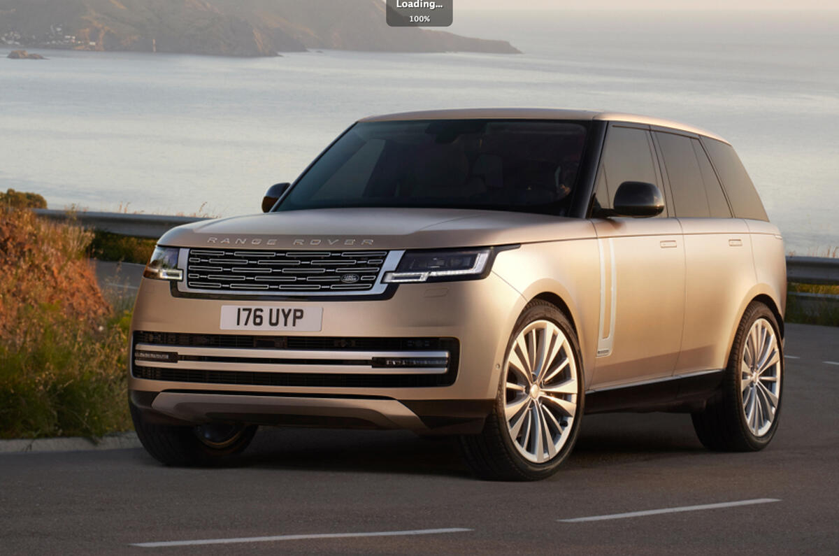 New 2022 Range Rover makes motor show debut in California | Autocar