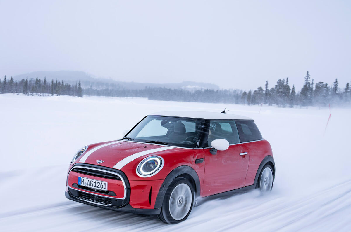 A Mini adventure: every generation driven... on ice | Autocar