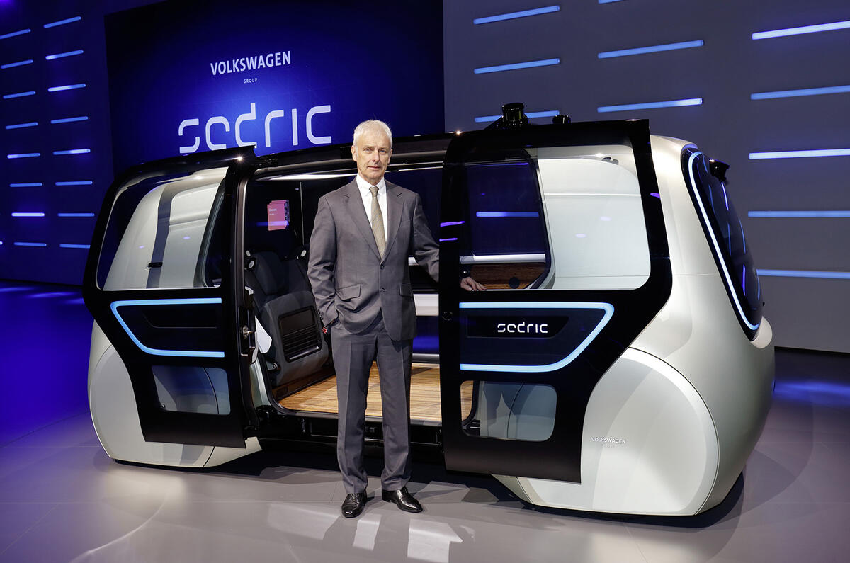 Volkswagen Sedric concept previews self-driving pod-like vehicle | Autocar