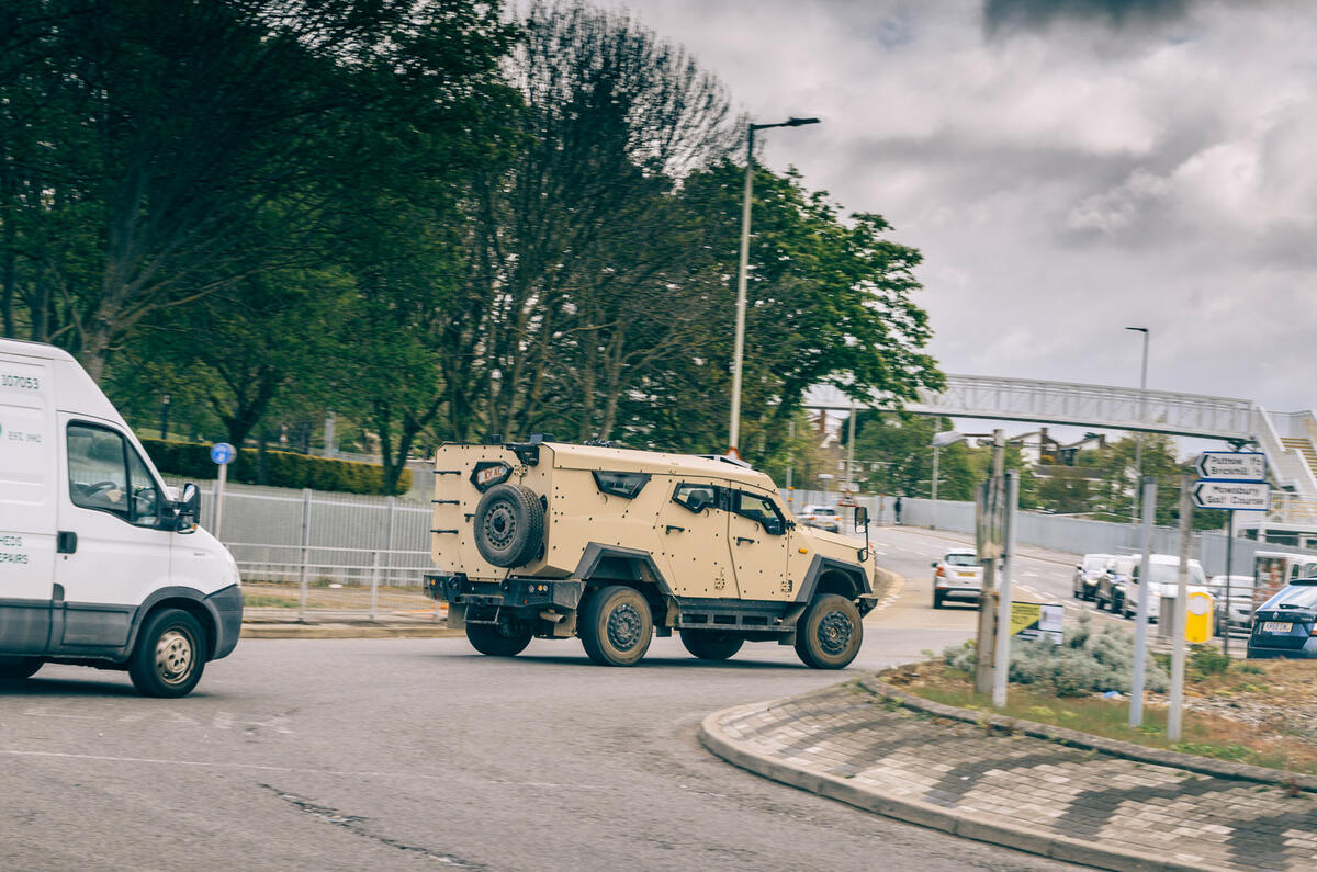 The Transporter: Driving an armoured Plasan Sandcat | Autocar