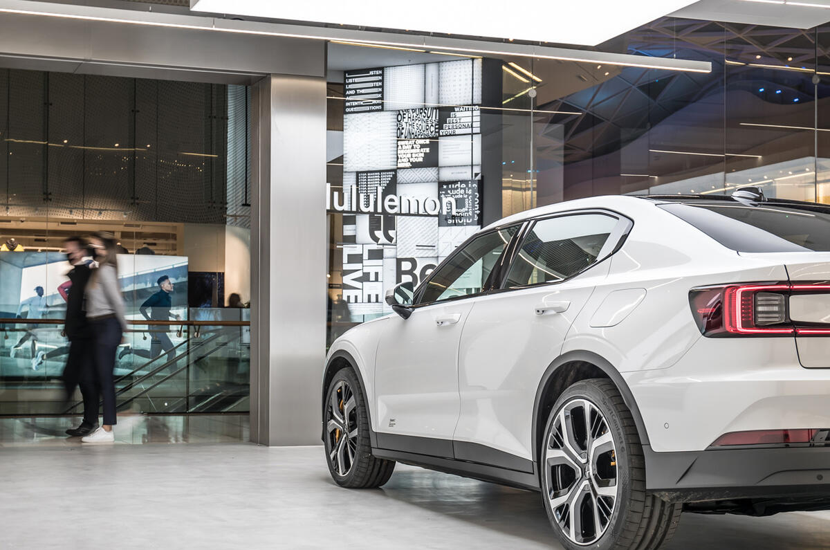 First Polestar UK 'space' opens in London Westfield | Autocar