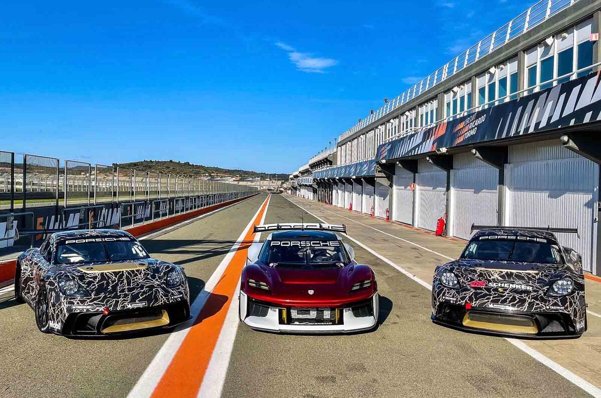 Porsche GT4 E-Performance is 1072bhp electric racer | Autocar