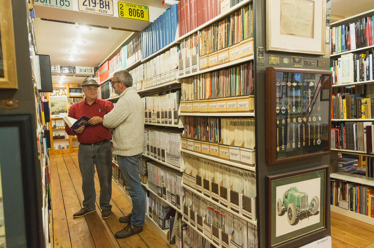 Visiting the world's biggest private motoring library | Autocar