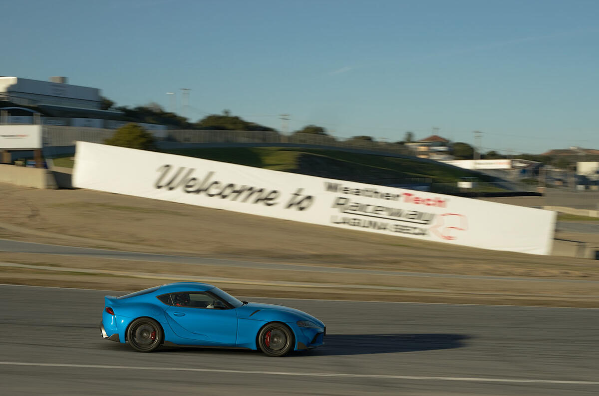 Inside track: Testing the new Toyota Supra on a PlayStation | Autocar