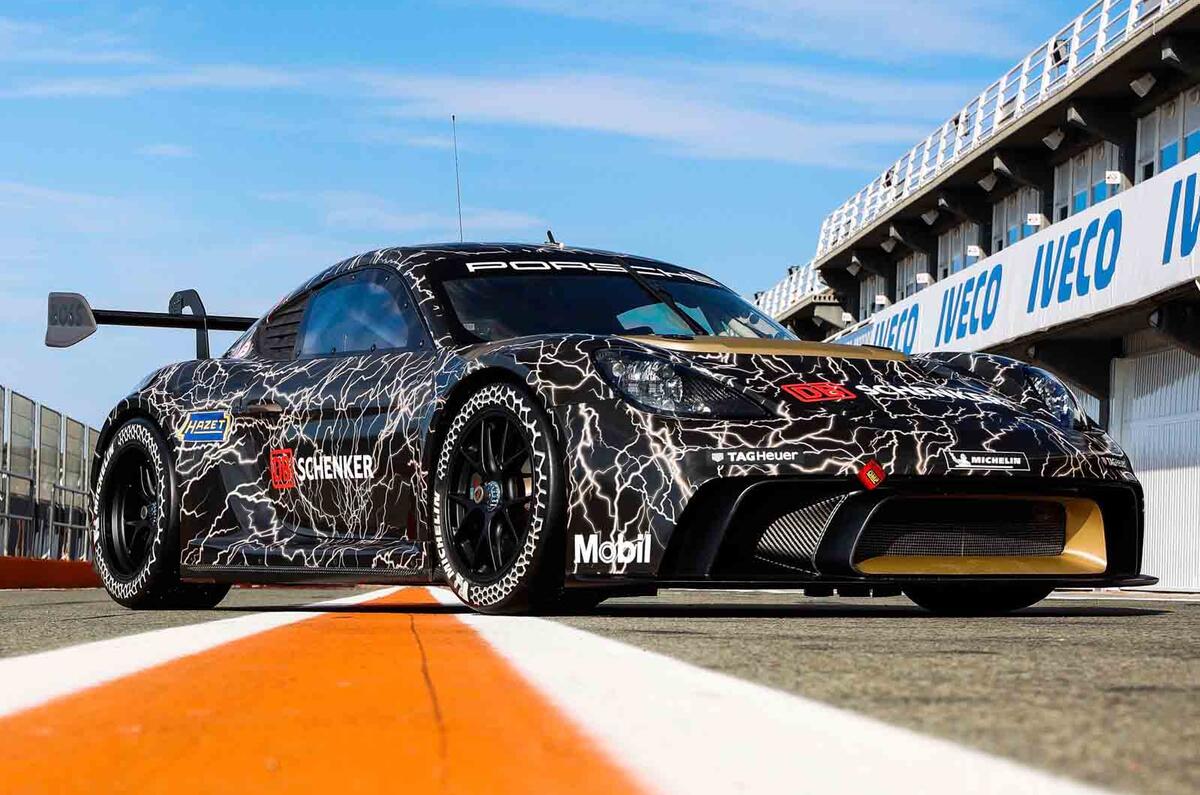 Porsche GT4 E-Performance is 1072bhp electric racer | Autocar