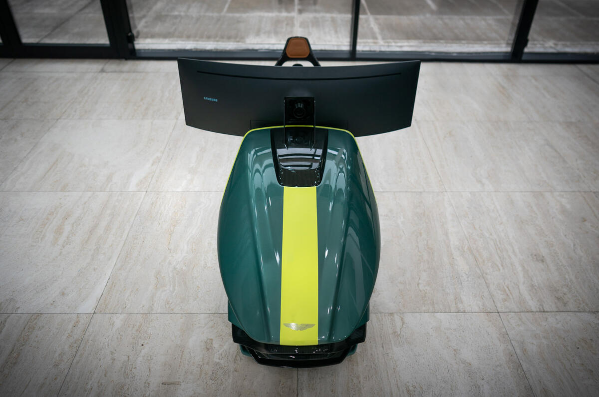 Testing Darren Turner's new Aston Martin simulator | Autocar