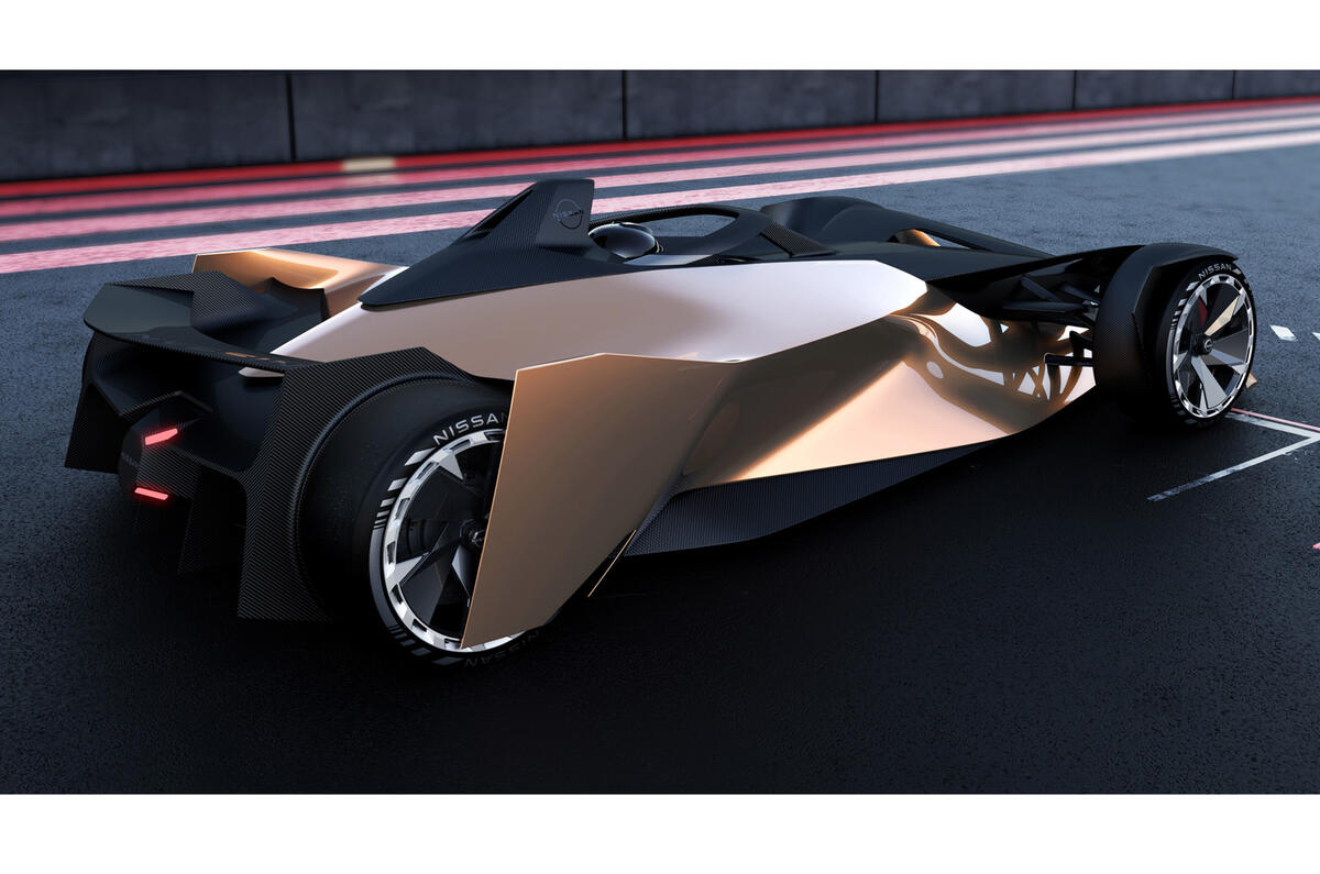 Nissan reveals Ariya-inspired, single-seat EV racer concept | Autocar