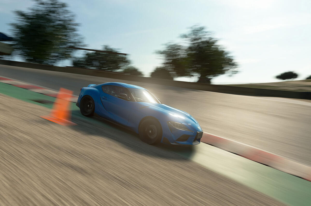 Inside track: Testing the new Toyota Supra on a PlayStation | Autocar