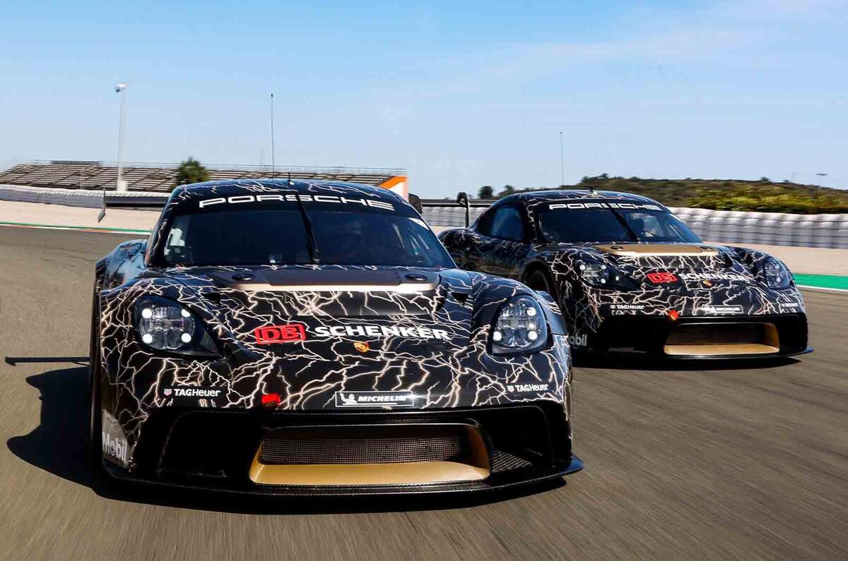 Porsche GT4 E-Performance is 1072bhp electric racer | Autocar