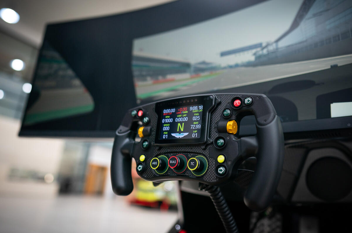 Testing Darren Turner's new Aston Martin simulator | Autocar