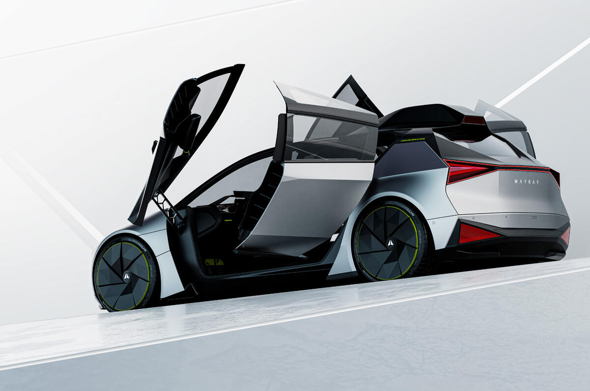 WayRay Holograktor: futuristic autonomous taxi unveiled | Autocar