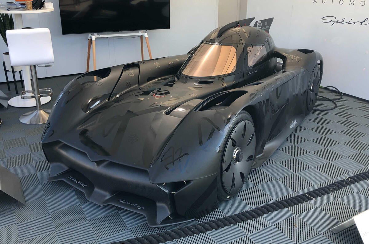 Electric single-seat fan car launched at Goodwood | Autocar