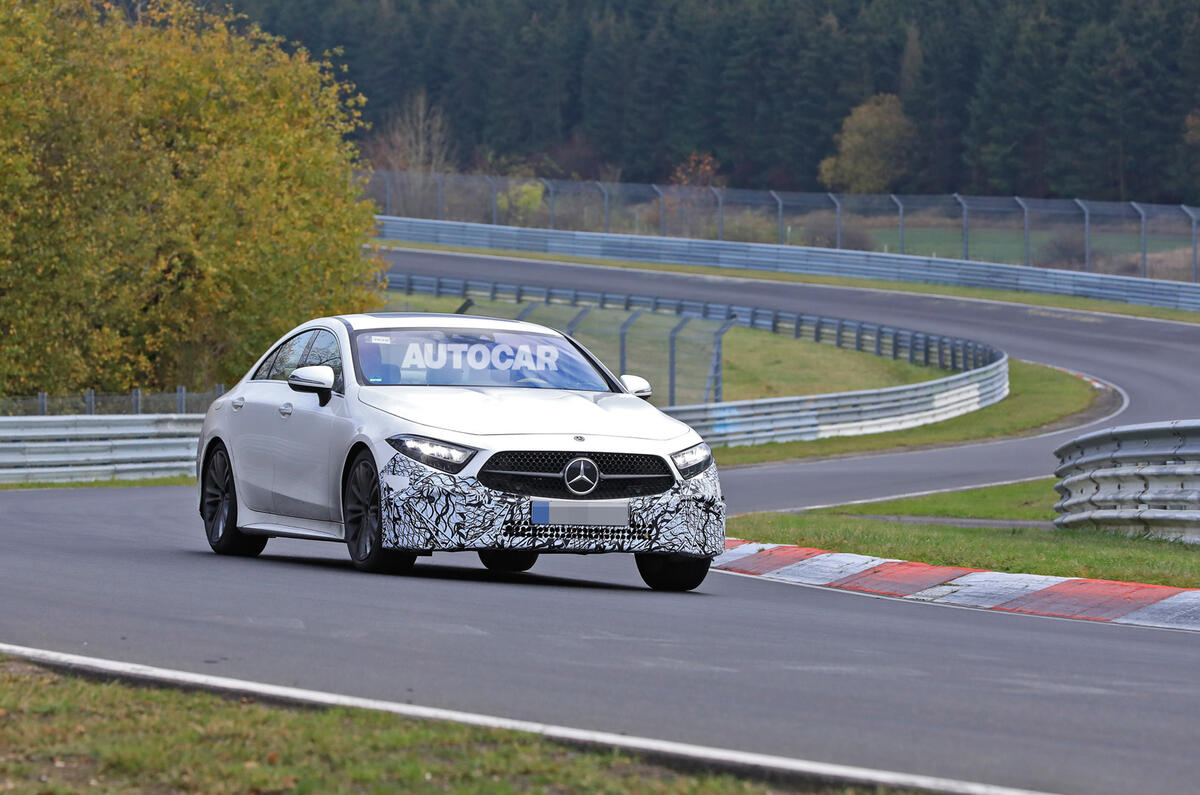 2021 Mercedes-Benz CLS seen testing for the first time | Autocar