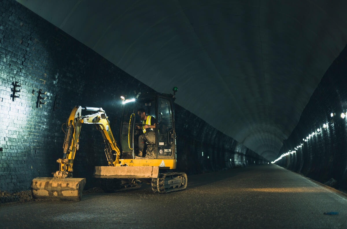 How an old railway tunnel is becoming a top-secret test track | Autocar