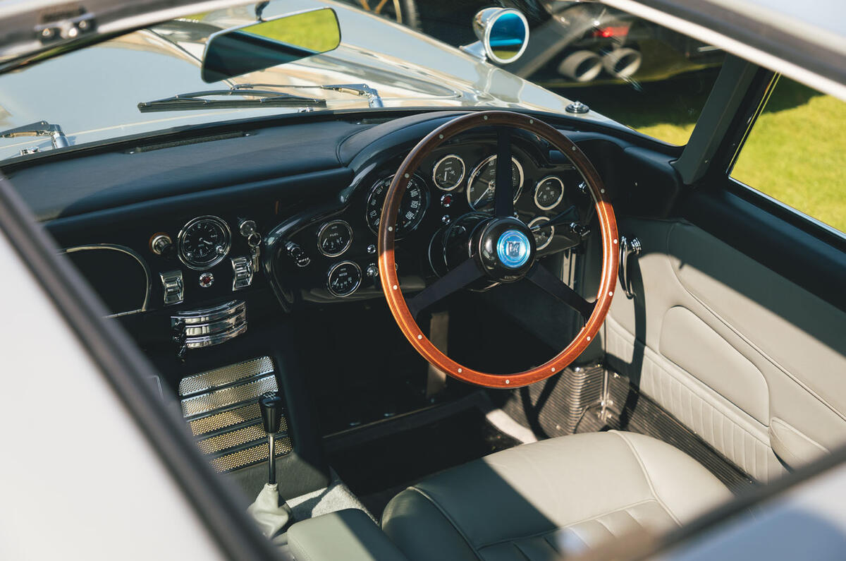 Aston Martin DB5 Goldfinger Continuation makes public debut | Autocar