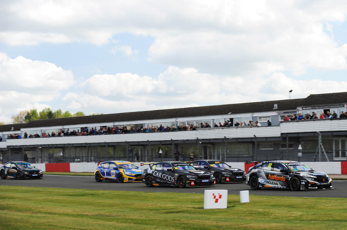 BTCC 2022: Ingram emerges ahead in first races of new hybrids | Autocar