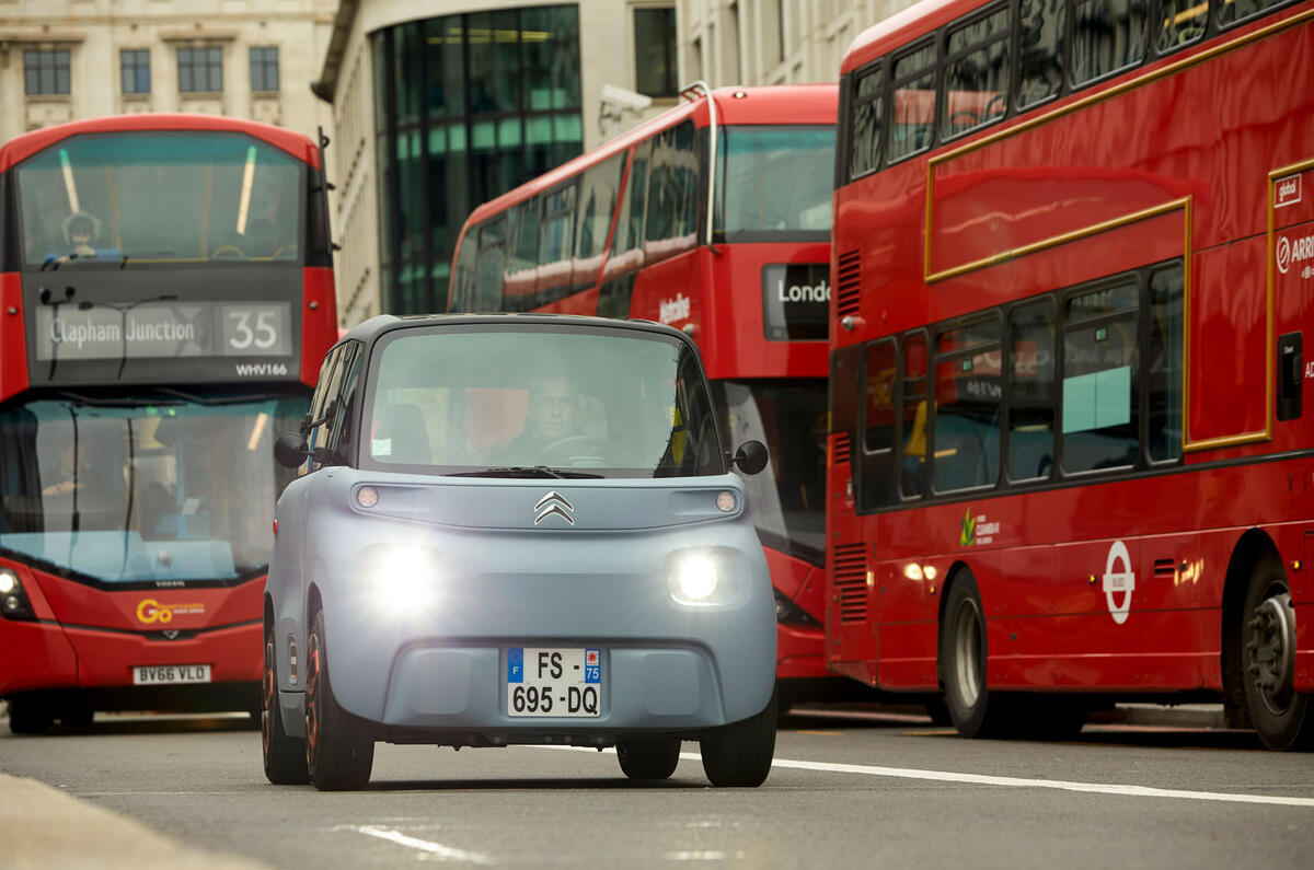 A 2CV for 2020: Driving the Citroen Ami EV on UK roads | Autocar