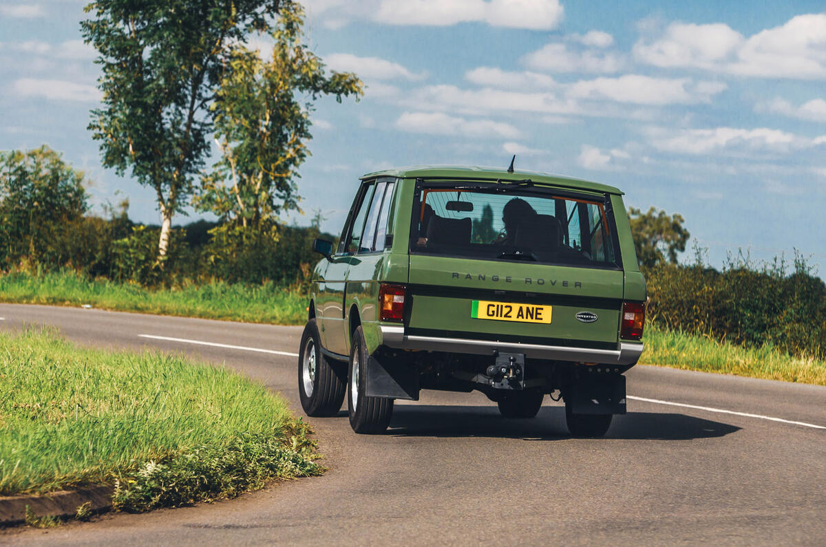 First drive: Inverted Range Rover Classic | Autocar