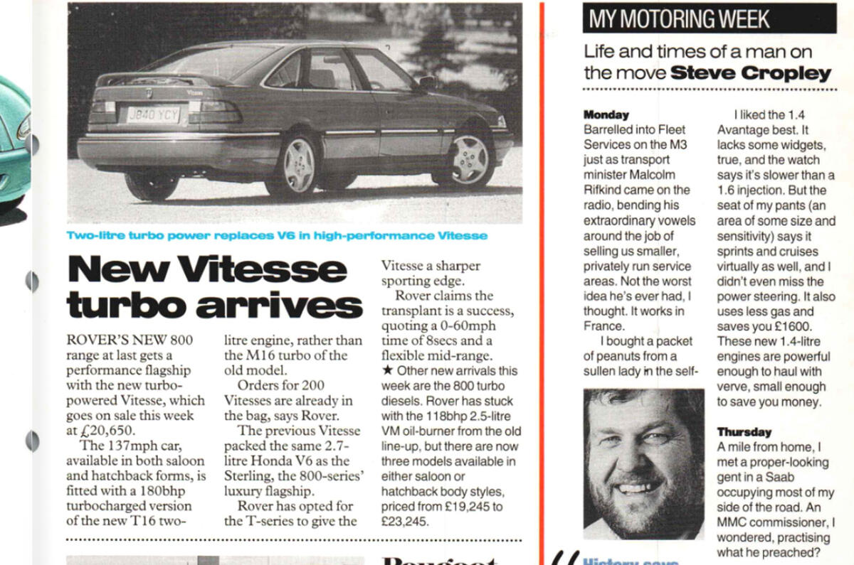 Steve Cropley: A milestone week (if you're counting) | Autocar