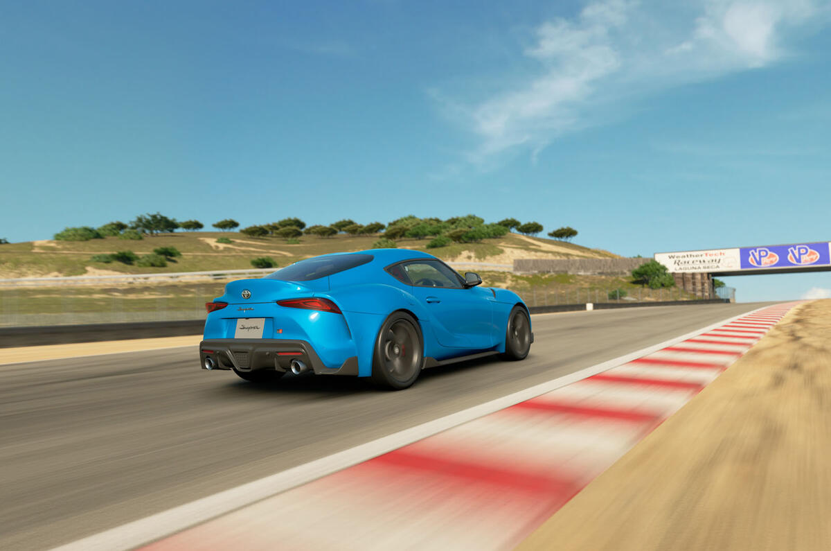 Inside track: Testing the new Toyota Supra on a PlayStation | Autocar