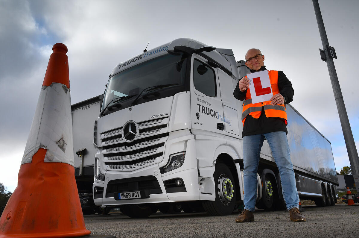 Artic explorer: learning to drive a lorry | Autocar