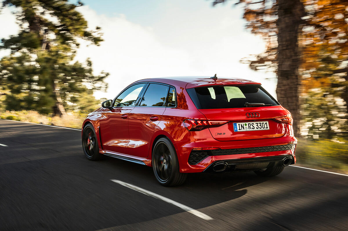New 2021 Audi RS3 touches down with 395bhp for £50,900 | Autocar