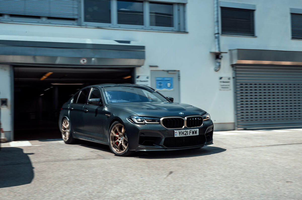 50 years of BMW M: epic road trip in BMW M5 CS | Autocar