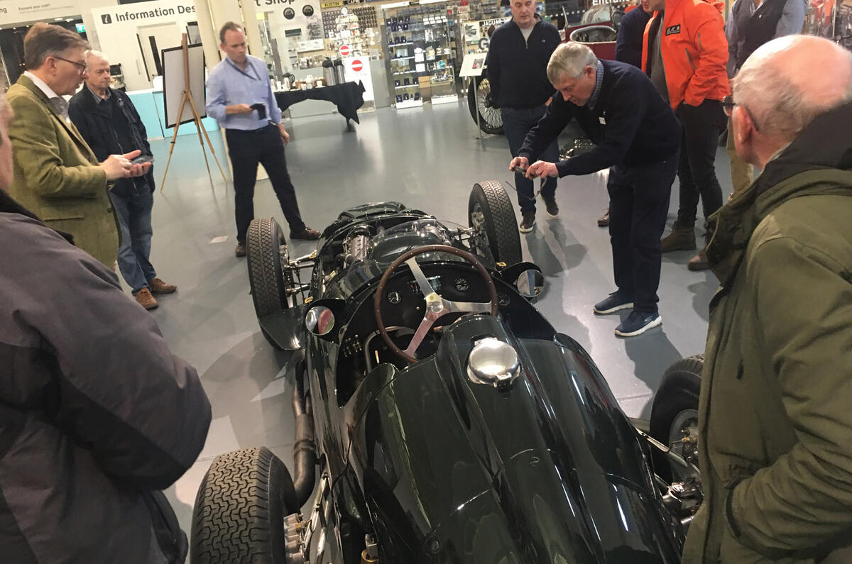 Steve Cropley: a rare chance to get close to a BRM P15 V16 | Autocar