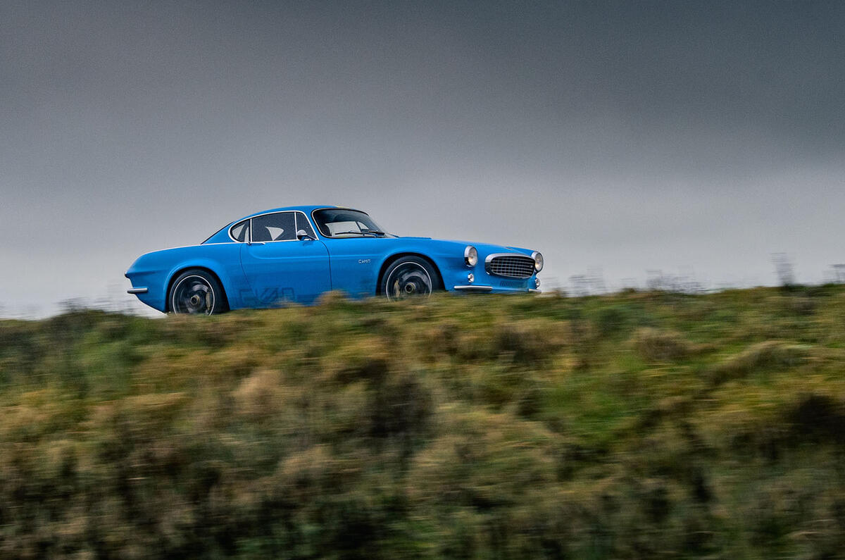 The 414bhp Volvo P1800: Driving Cyan's race-bred resto-mod | Autocar