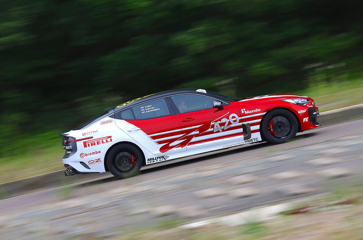 Kia Stinger GT420: wild one-off track car driven | Autocar