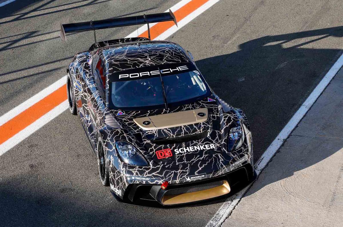 Porsche GT4 E-Performance is 1072bhp electric racer | Autocar