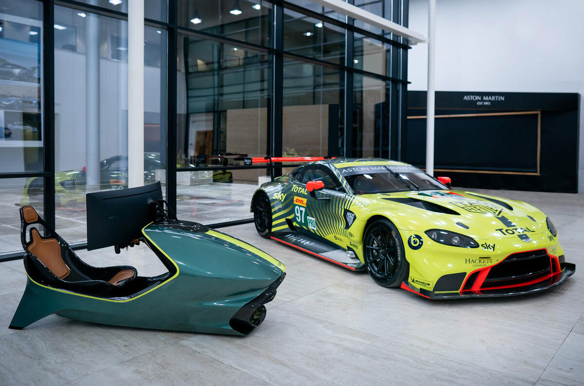 Testing Darren Turner's new Aston Martin simulator | Autocar