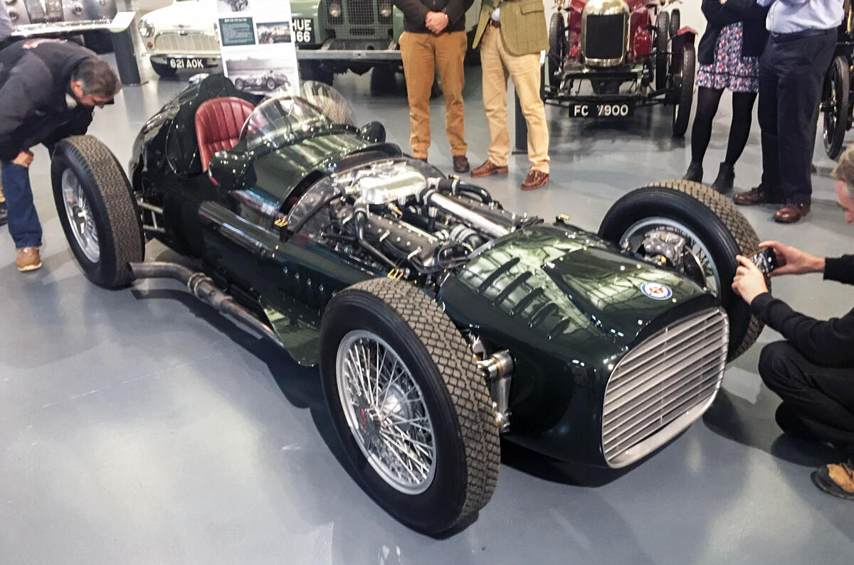 Steve Cropley: a rare chance to get close to a BRM P15 V16 | Autocar