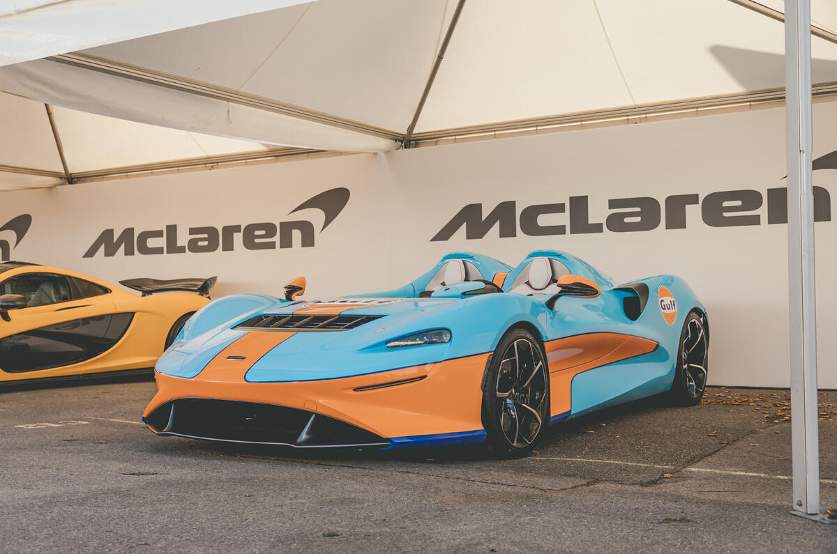 McLaren Elva Gulf Theme by MSO adds retro livery to 804bhp speedster ...