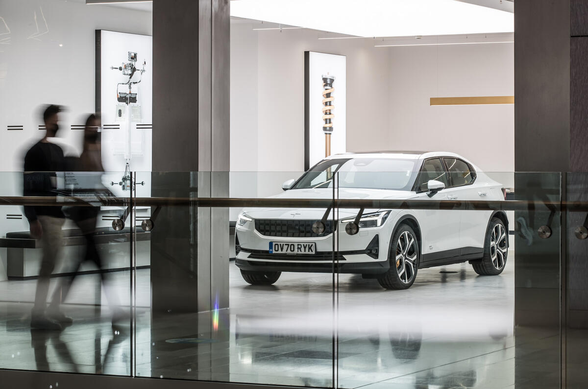 First Polestar UK 'space' opens in London Westfield | Autocar