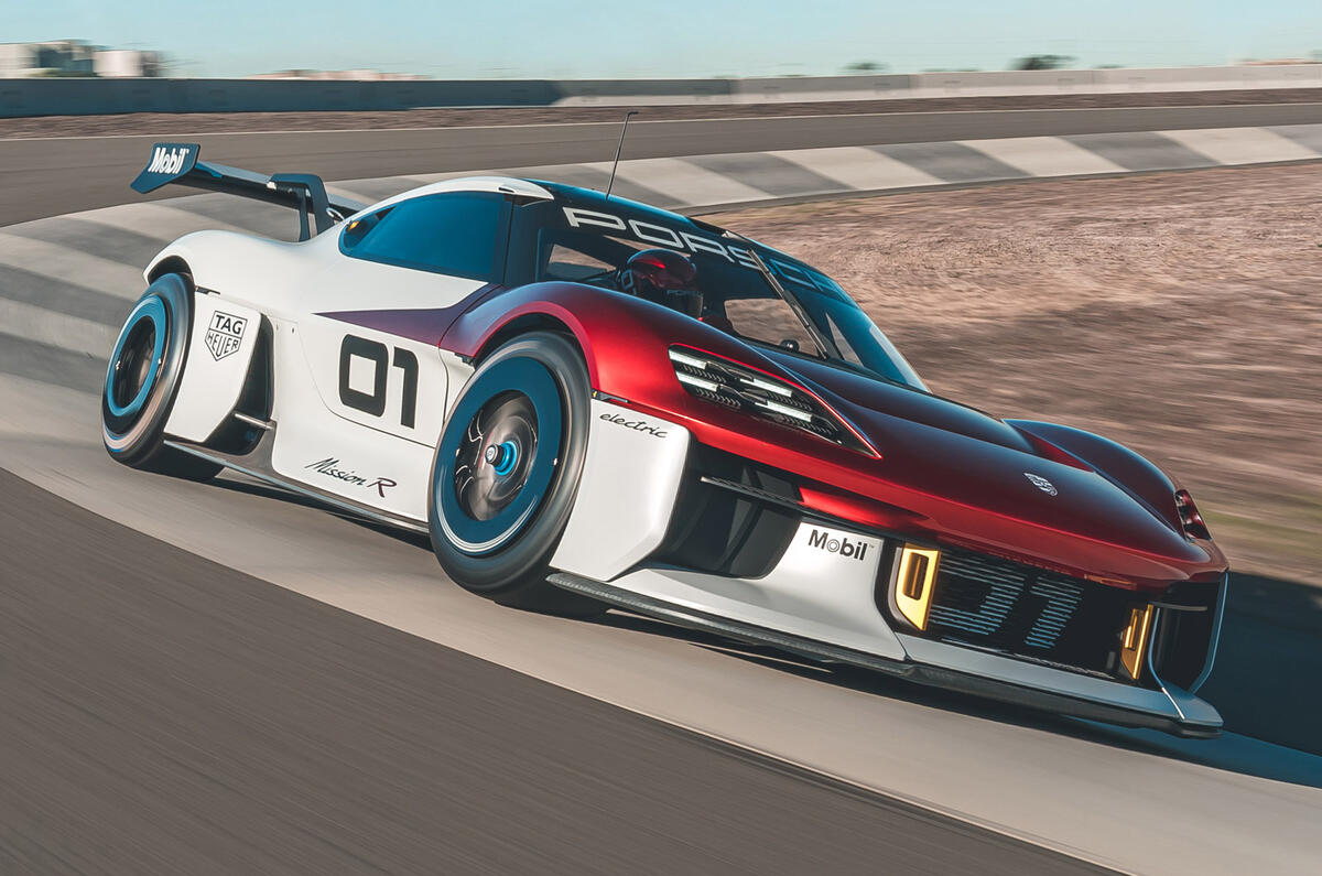 First drive: Porsche Mission R concept review | Autocar