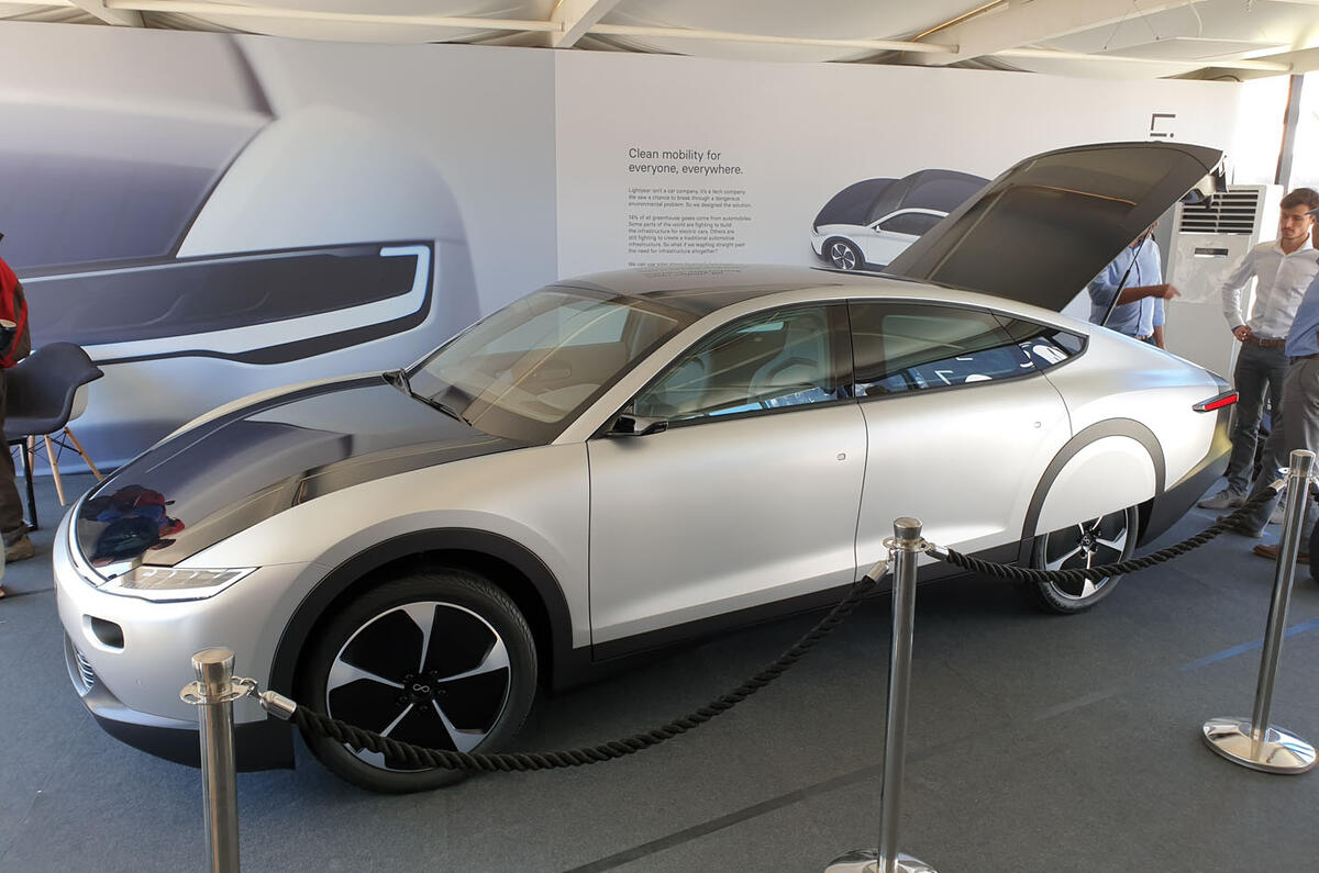 Lightyear One solar-charging EV makes UK debut | Autocar
