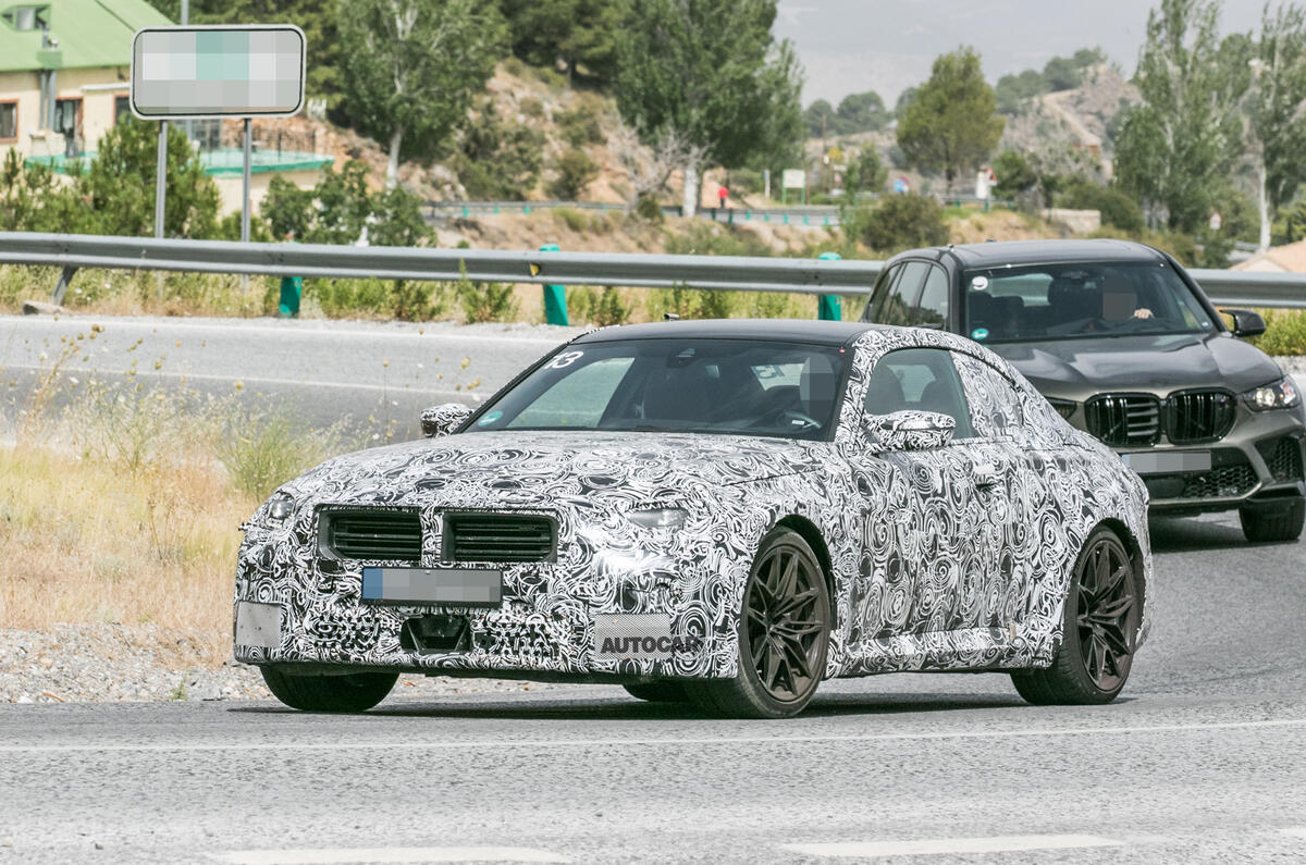 New 2022 BMW M2 coupe begins advanced road tests | Autocar