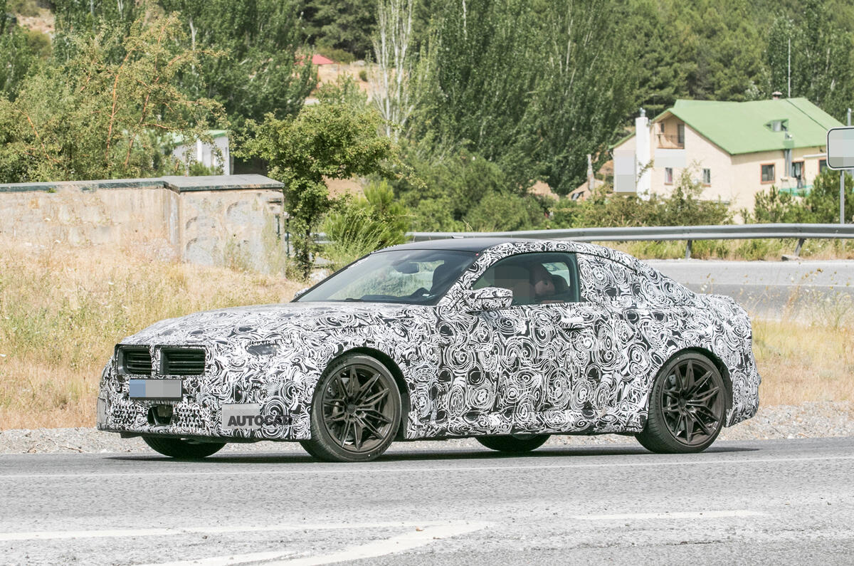 New 2022 BMW M2 coupe begins advanced road tests | Autocar