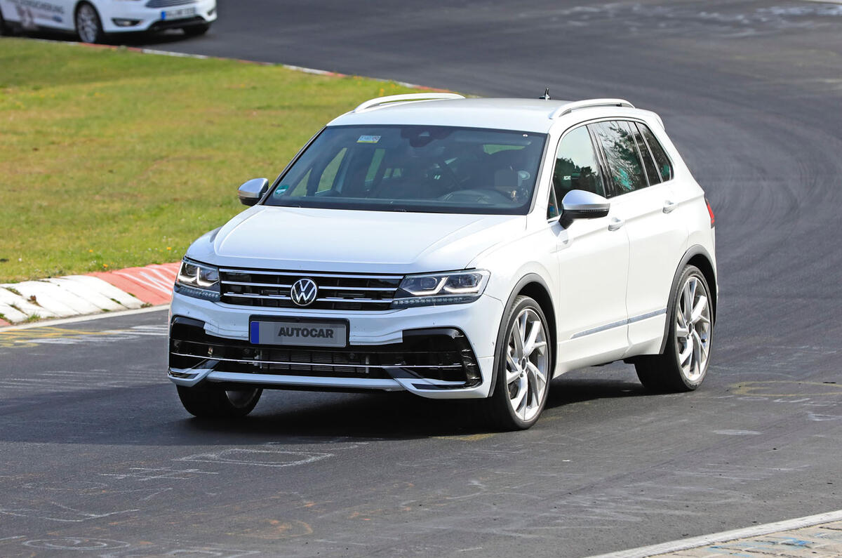 2020 Volkswagen Tiguan R prototype previews SUV's facelift | Autocar