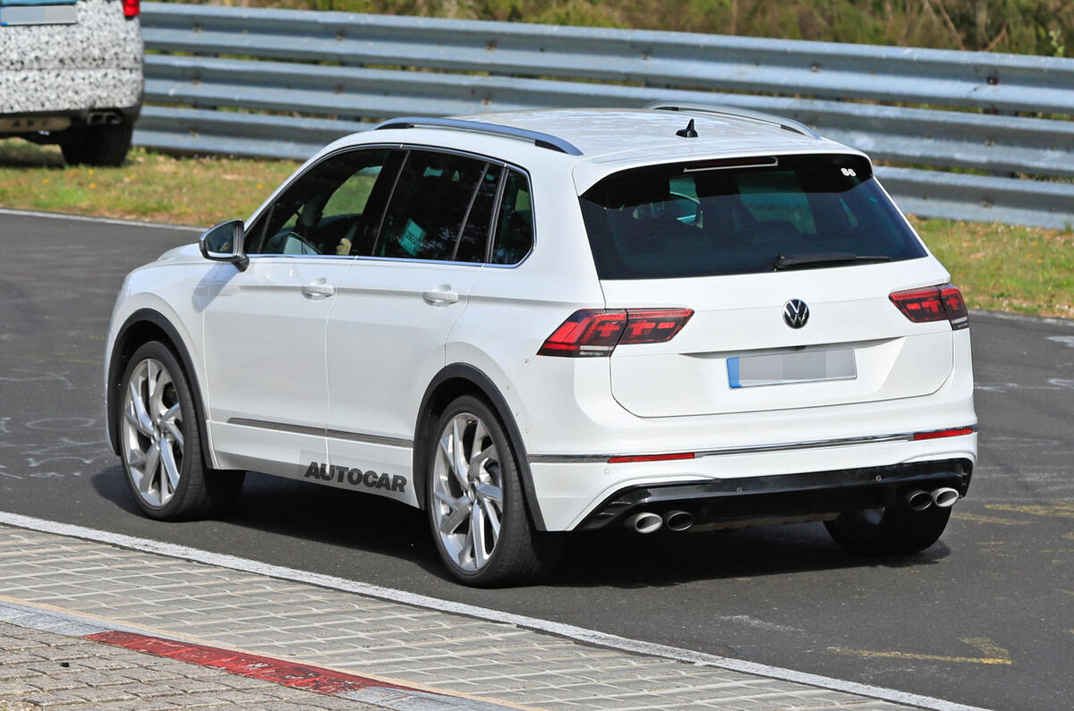 2020 Volkswagen Tiguan R prototype previews SUV's facelift | Autocar