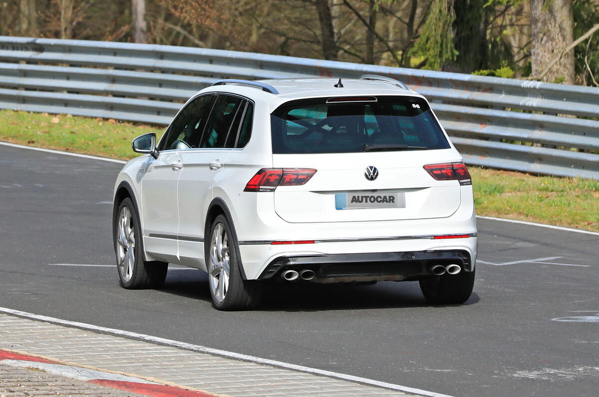 2020 Volkswagen Tiguan R prototype previews SUV's facelift | Autocar