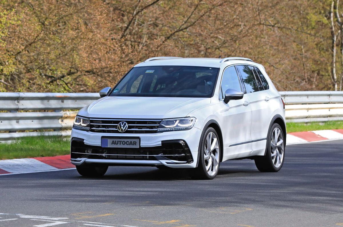 2020 Volkswagen Tiguan R prototype previews SUV's facelift | Autocar