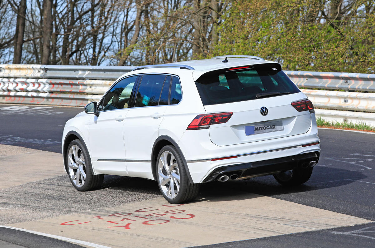 2020 Volkswagen Tiguan R prototype previews SUV's facelift | Autocar
