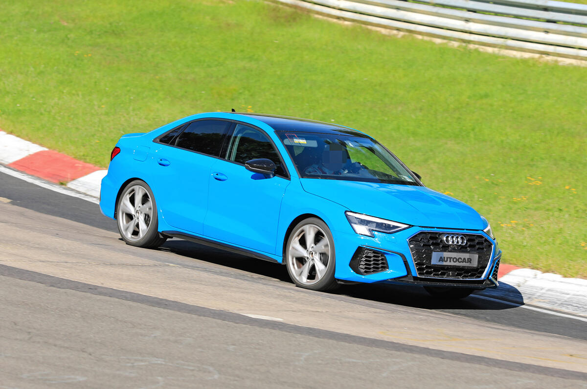 2020 Audi S3: hot hatch and saloon spotted undisguised | Autocar