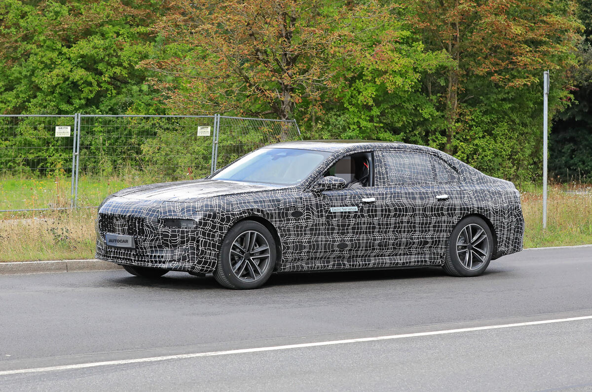 New BMW i7: electric 7 Series spotted for the first time | Autocar