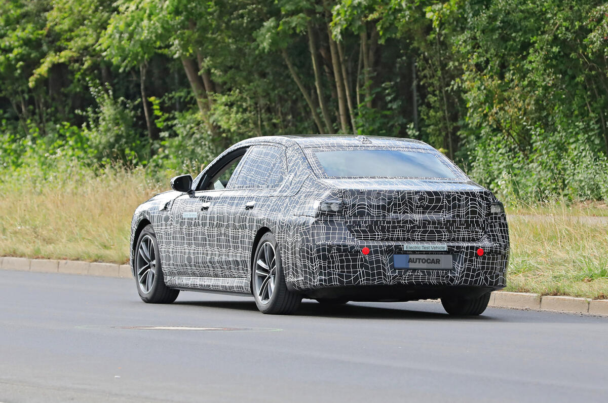 New BMW i7: electric 7 Series spotted for the first time | Autocar