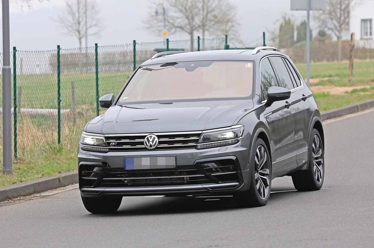 2020 Volkswagen Tiguan R prototype previews SUV's facelift | Autocar